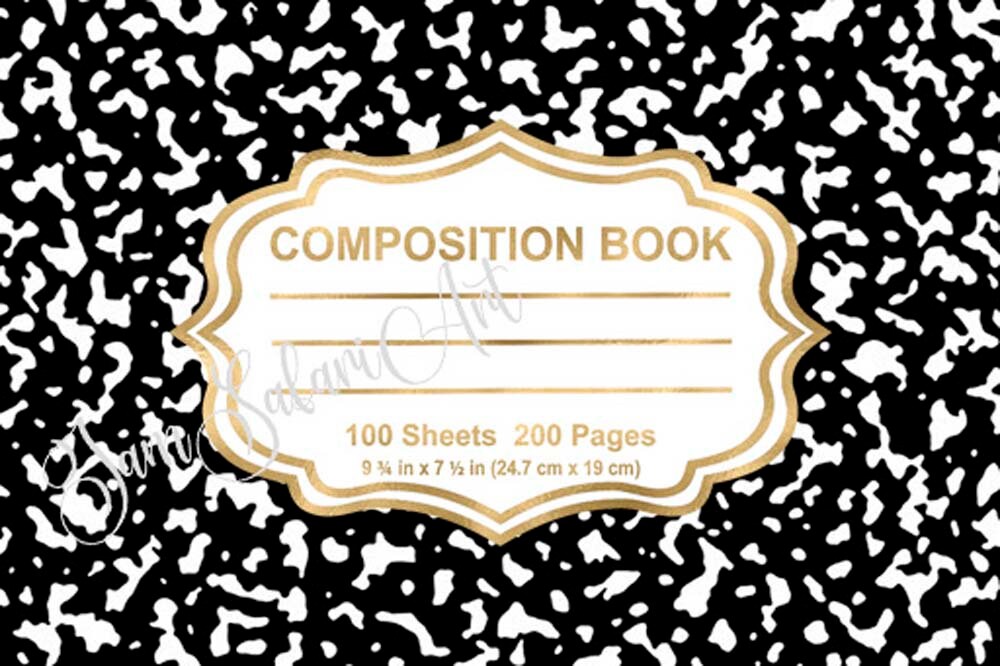 9 Composition Notebook Labels Svg-tags-tumblers Svg Teacher - Etsy