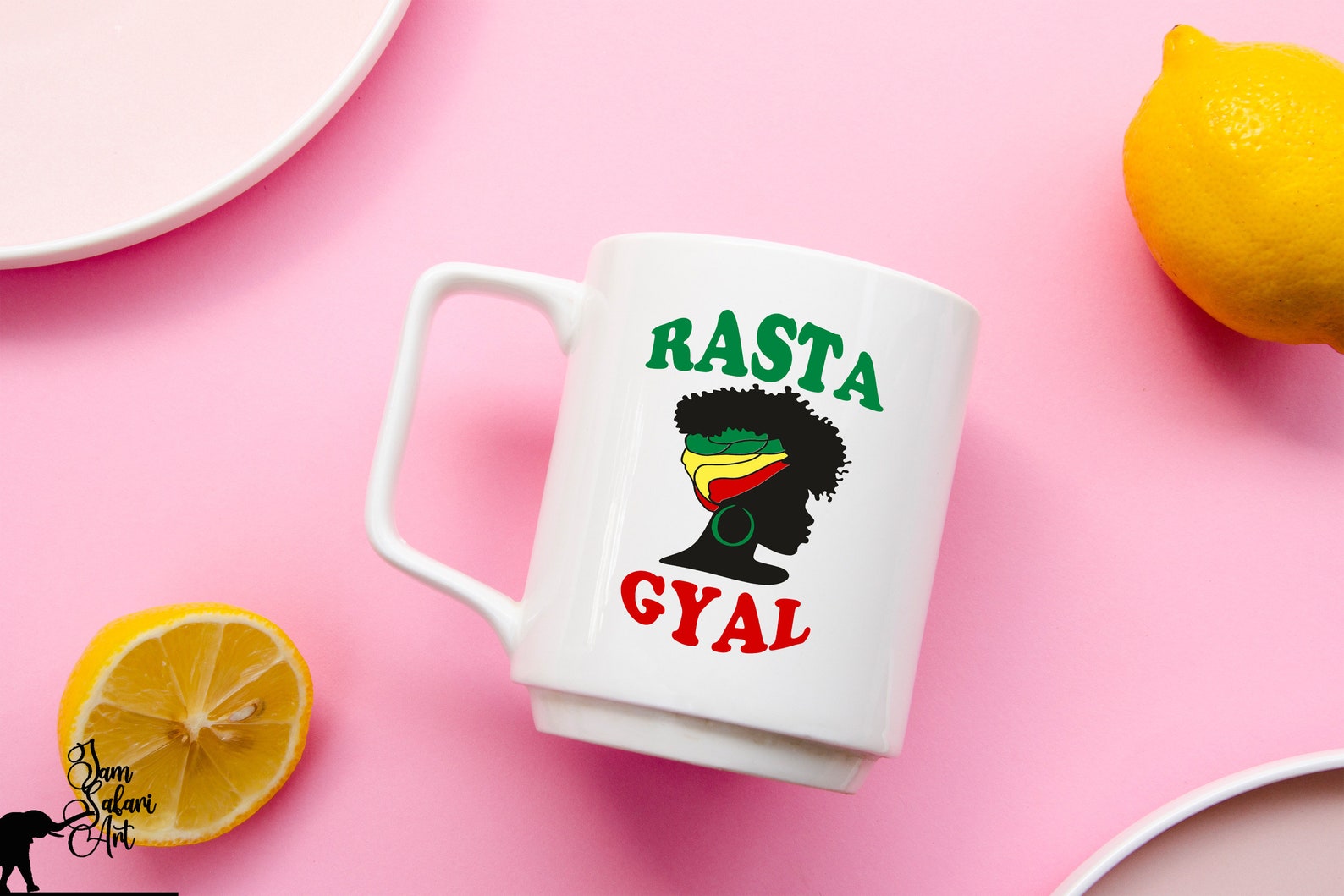 Rasta Gyal SVG PNG Clipart-DXF Irie Rastafari Movement | Etsy