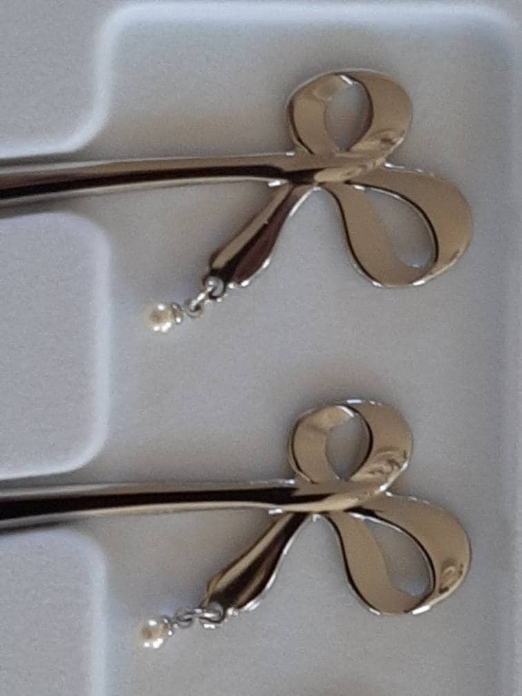 Mikimoto Pearl Serving Spoons (set of 3) - Etsy