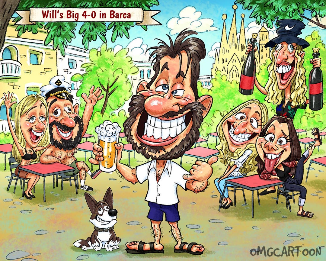 Custom Funny Caricature – Hilariously Hyperbolic Portraits! Parody ...