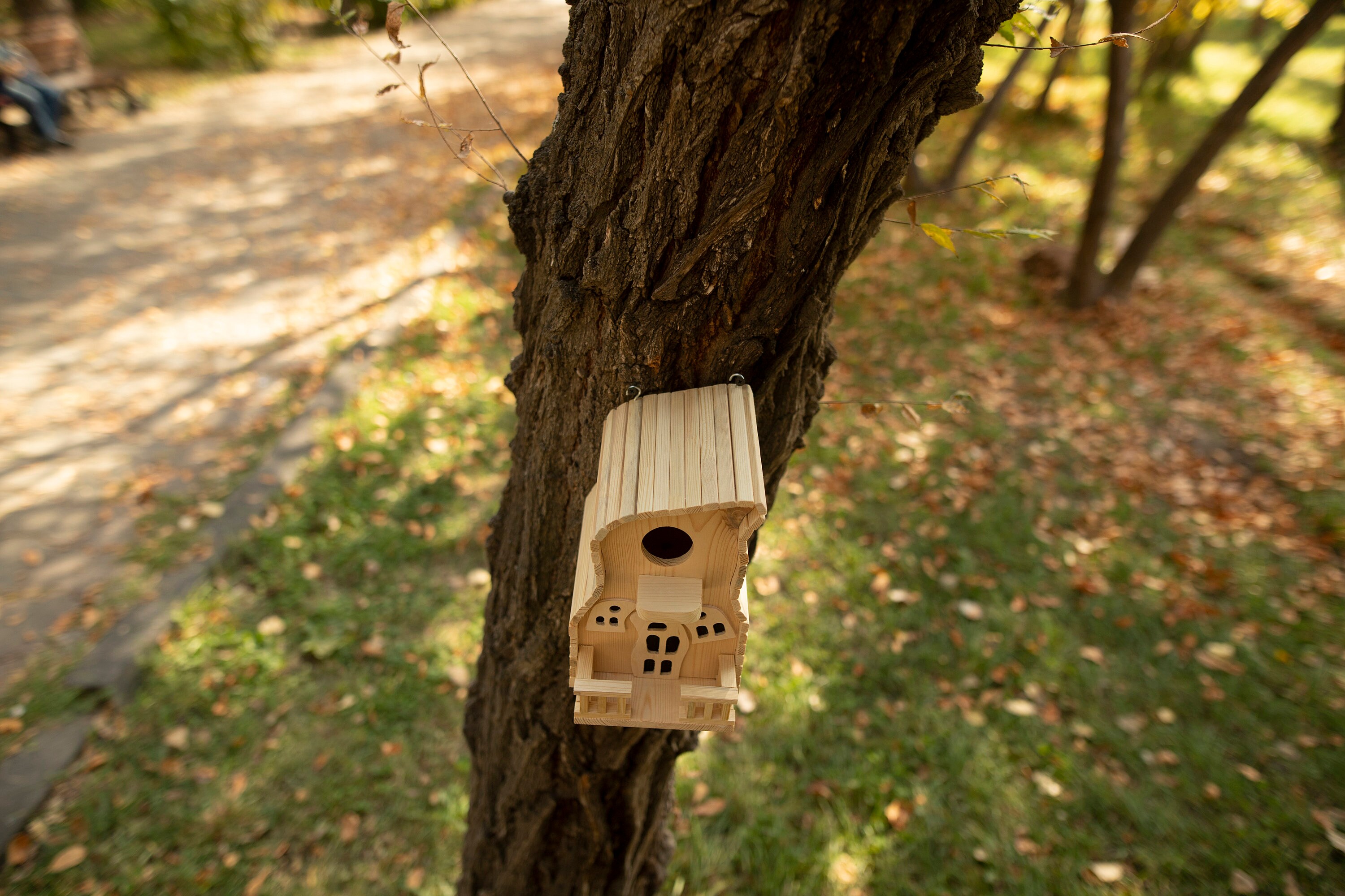 Wooden Birdhouse, Personalized Birdhouse, Bluebird House, Handmade ...