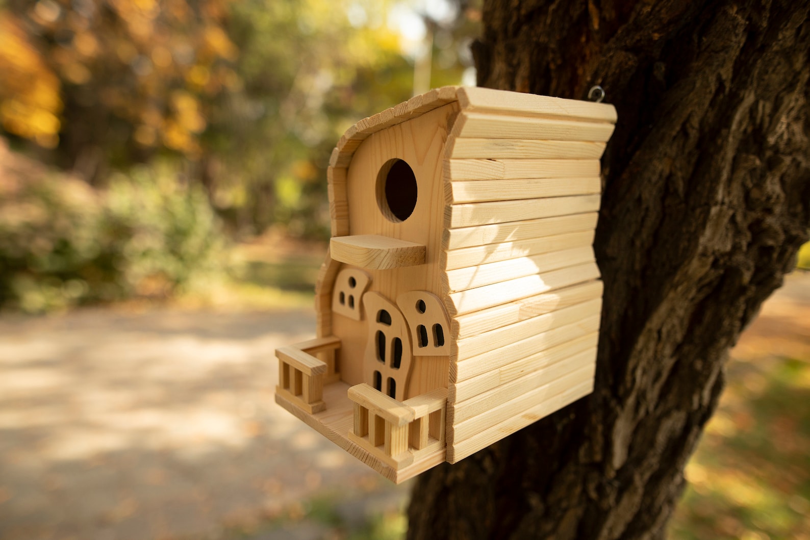 Wooden Birdhouse, Personalized Birdhouse, Bluebird House, Handmade ...