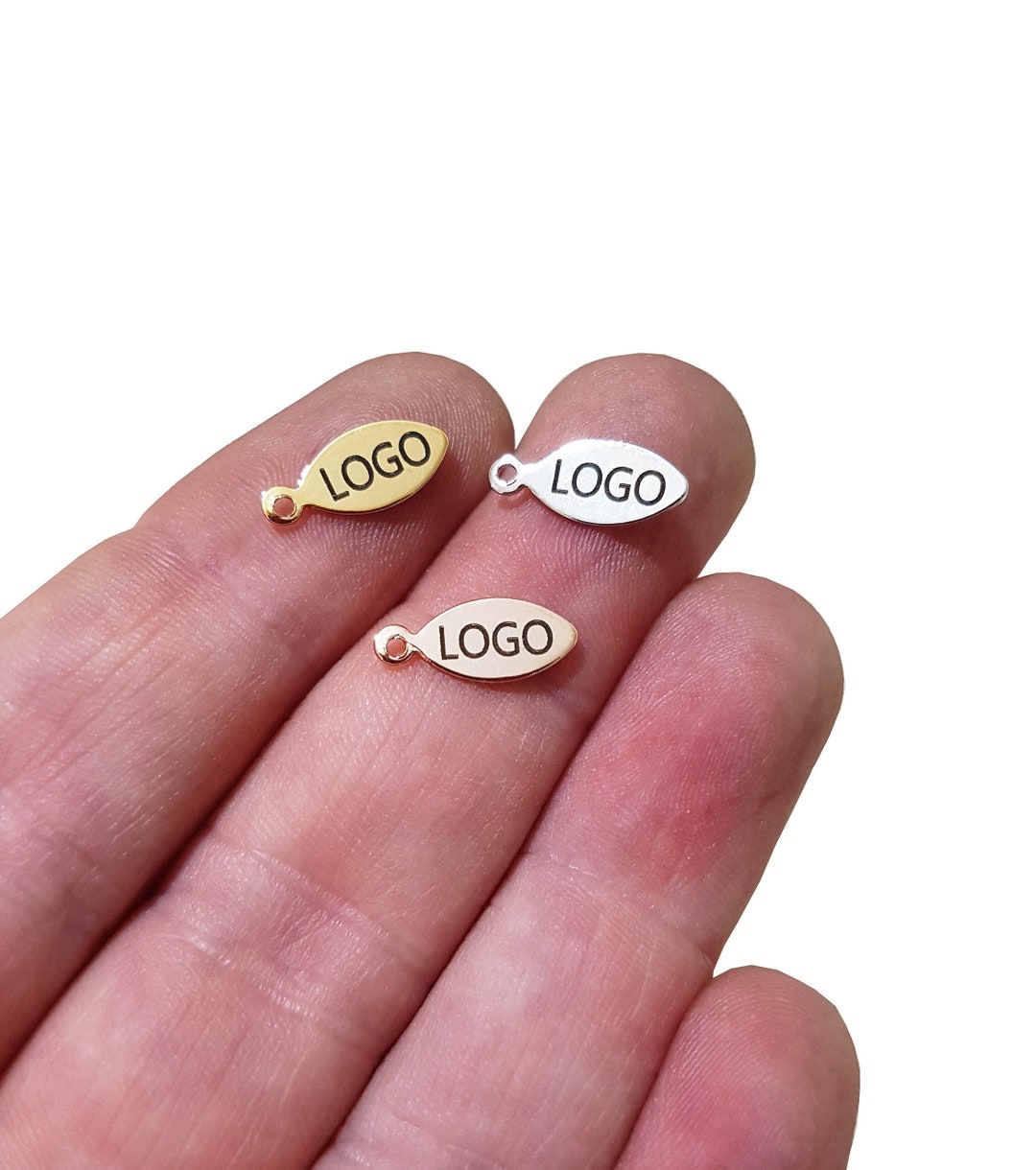 6x11 Mm Oval Custom Laser Engraved Logo, Custom Jewelry Tag, Custom ...