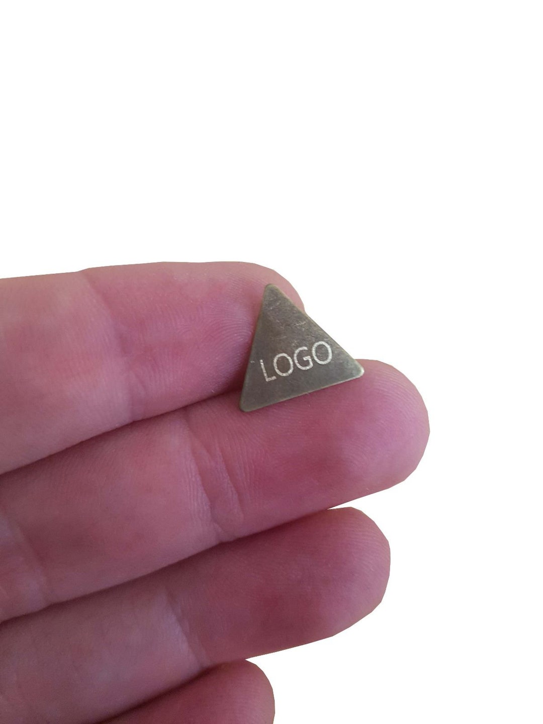 Triangle No-hole Custom Laser Engraved Logo, Custom Jewelry Tag,custom ...