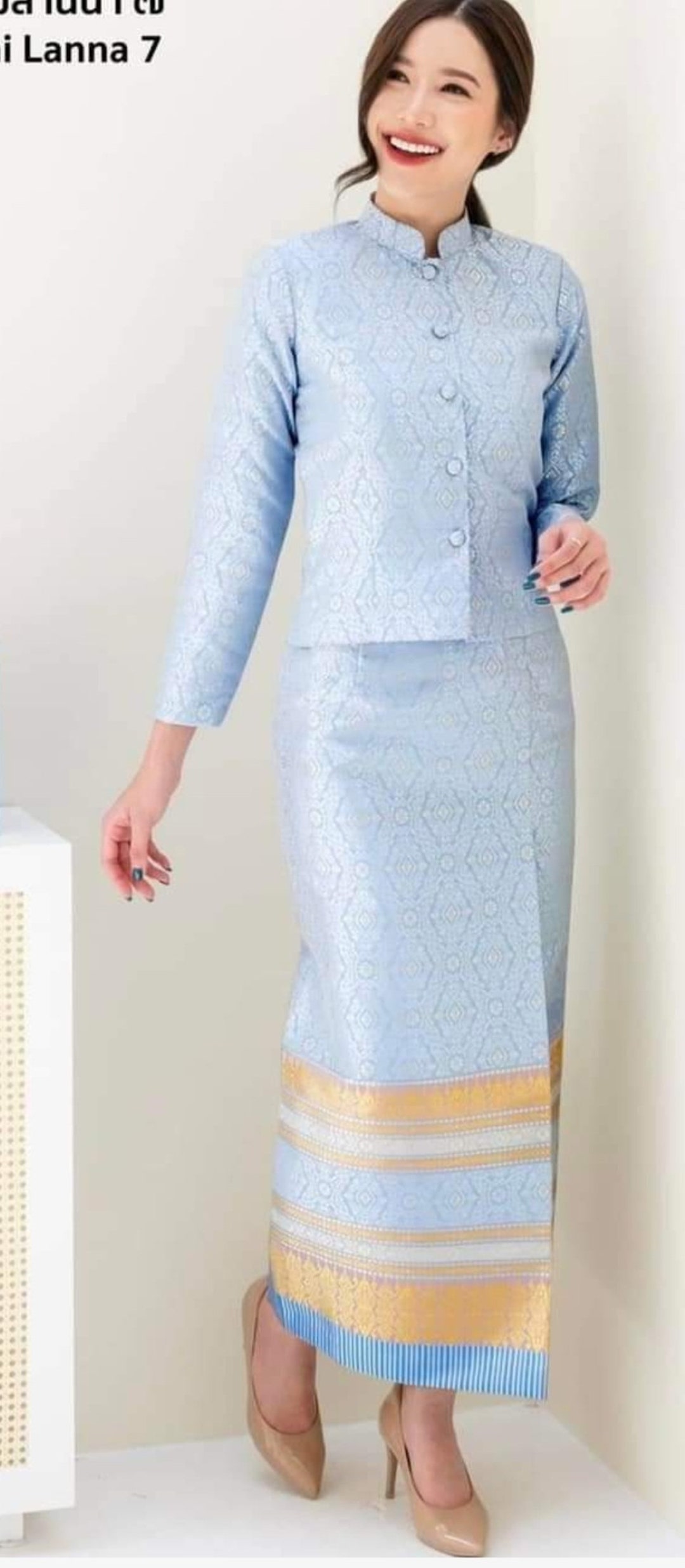 Stunning Thai Jitlada Dress Handmade Thai Traditional Dress - Etsy