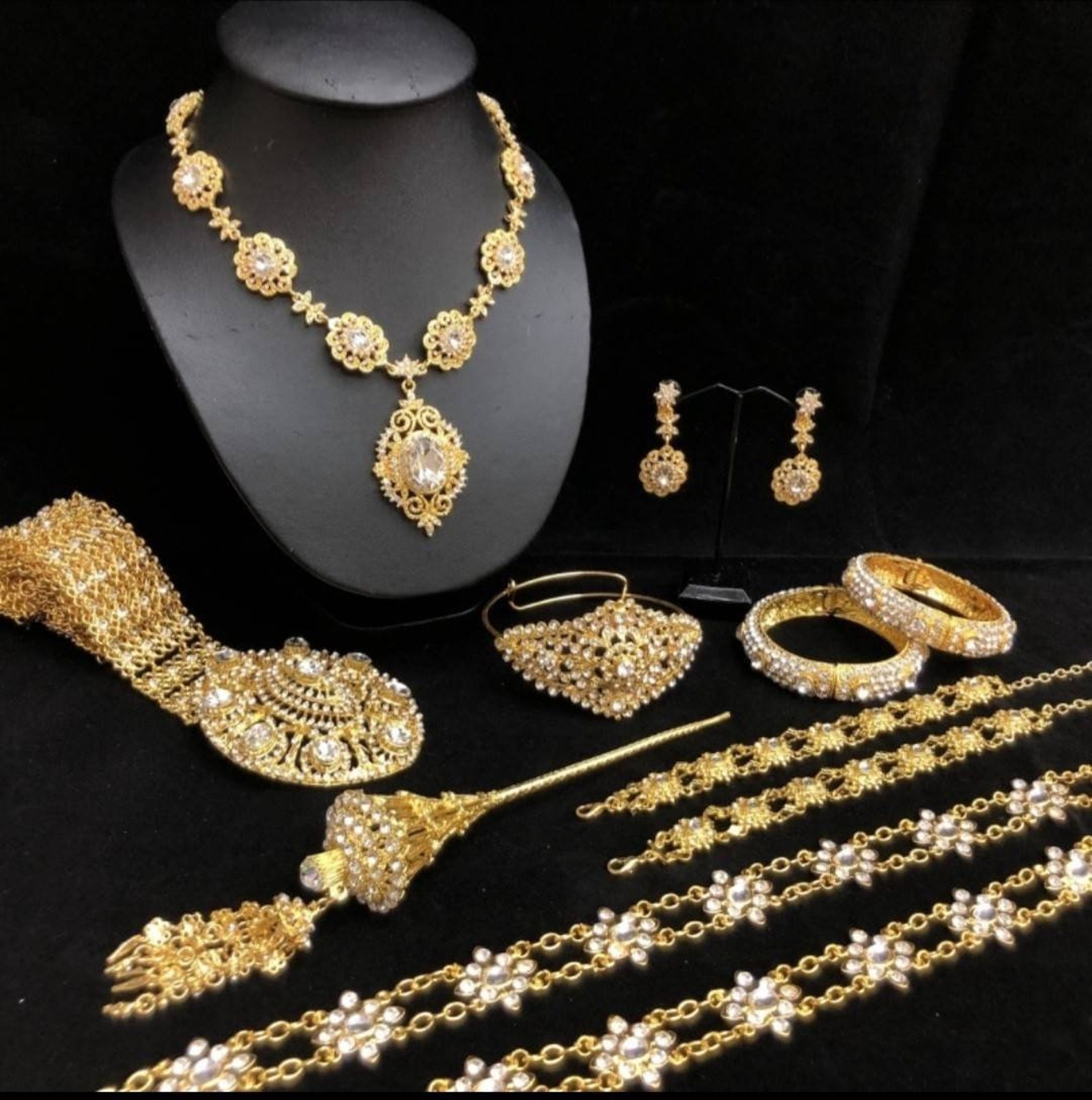 Conjunto tradicional de joyería tailandesa/jemer accesorio | Etsy