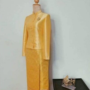 Gorgeous Thai Jitlada Dress Handmade Thai Traditional Mother of Bride ...