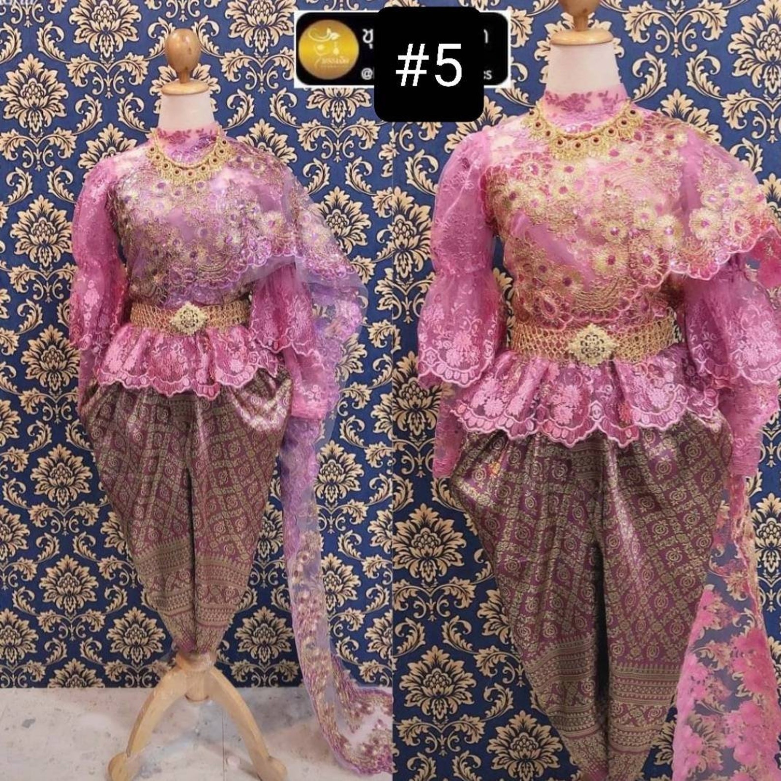 Stunning Traditional Thai Costume in King Rama V Temple - Etsy