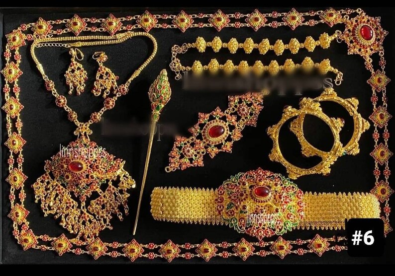 Precious Thai/khmer Jewelry Set for National Costume Vintage - Etsy