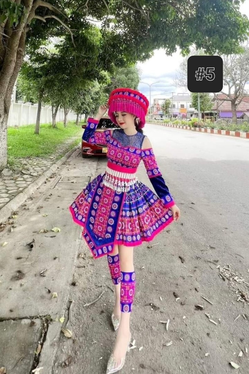 Stunning Authentic Hmong Dress Set of Couple Hmong Tribal - Etsy