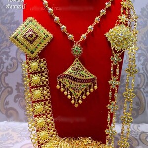 Precious Traditional Thai Accessory Set Thai/ Khmer Jewelry - Etsy
