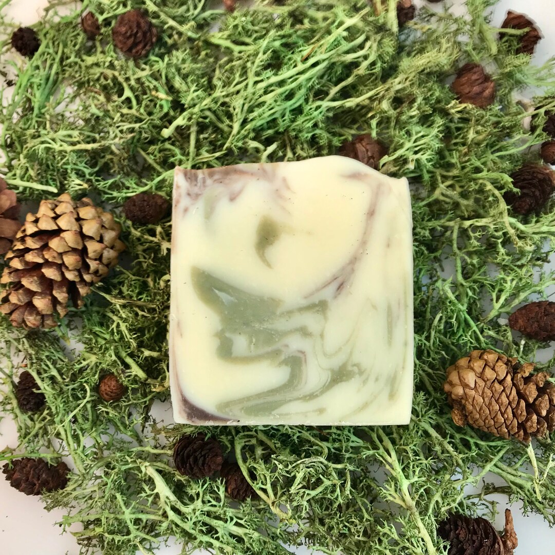 Cedarwood Soap Cold Process Face And Body Bar Mens Soap Vegan Palm Oil