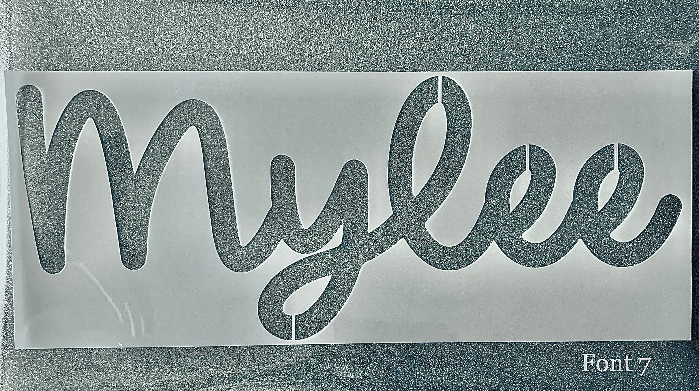 Custom Name/monogram Stencil - Etsy