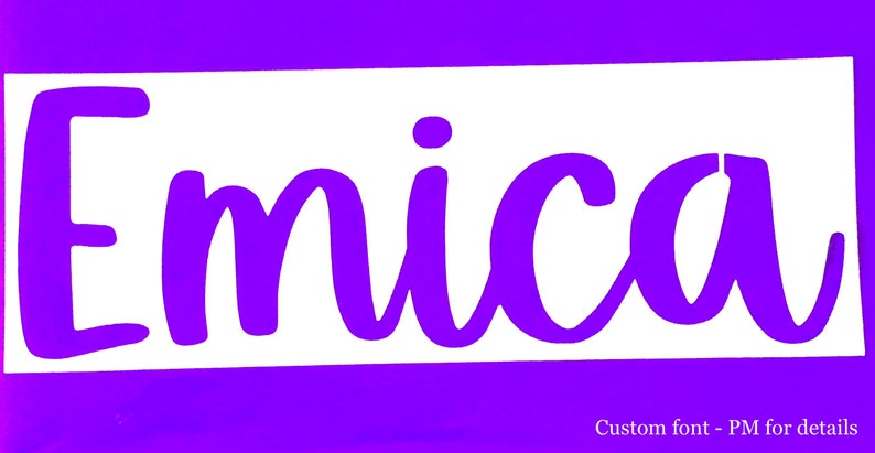 Custom Name/monogram Stencil - Etsy