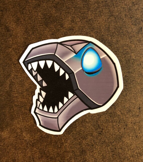 Kawaii Grimlock Vinyl Sticker Dinobots - Etsy
