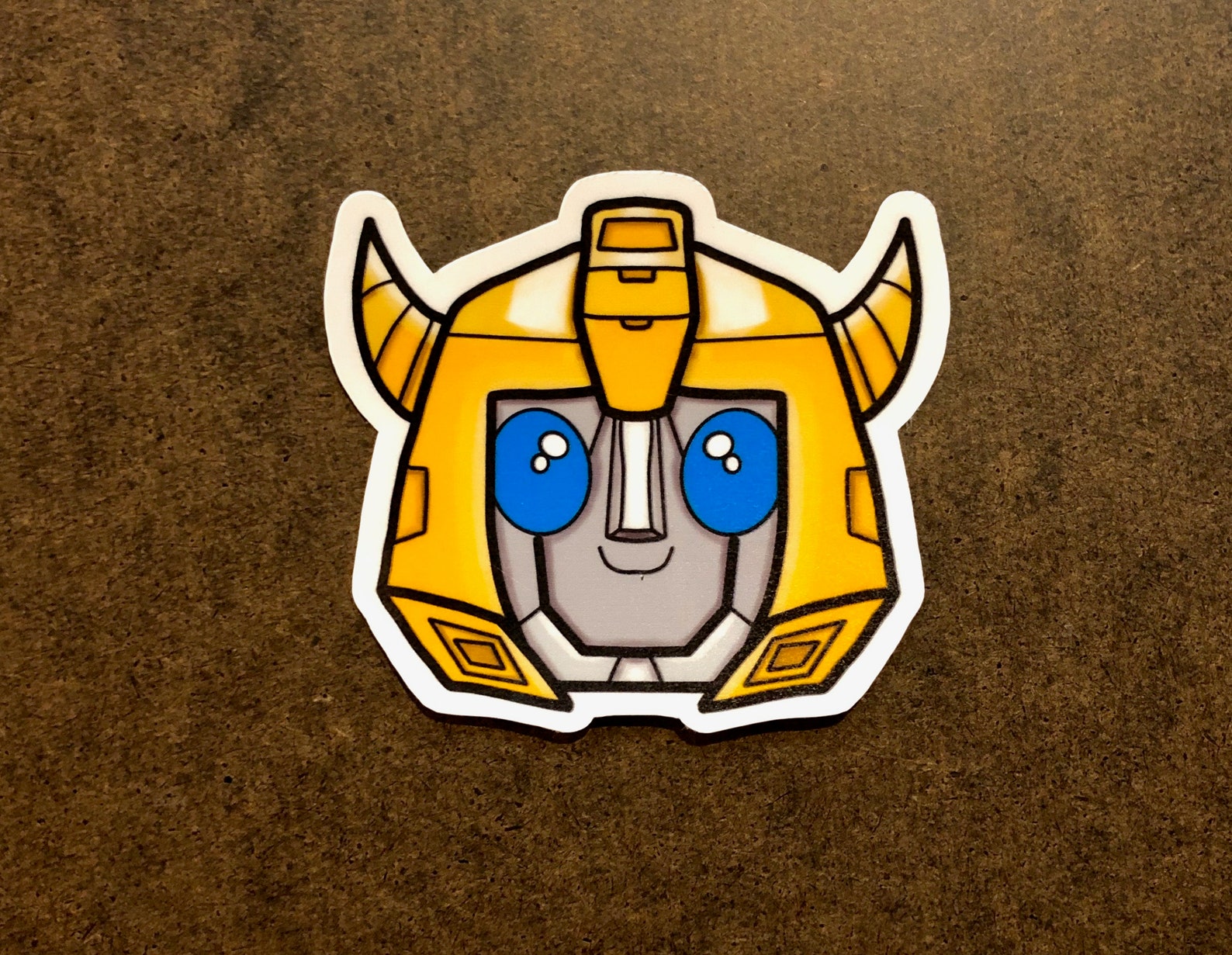 Cute Bumblebee Sticker Transformers Inspired Sticker Vinyl | Etsy