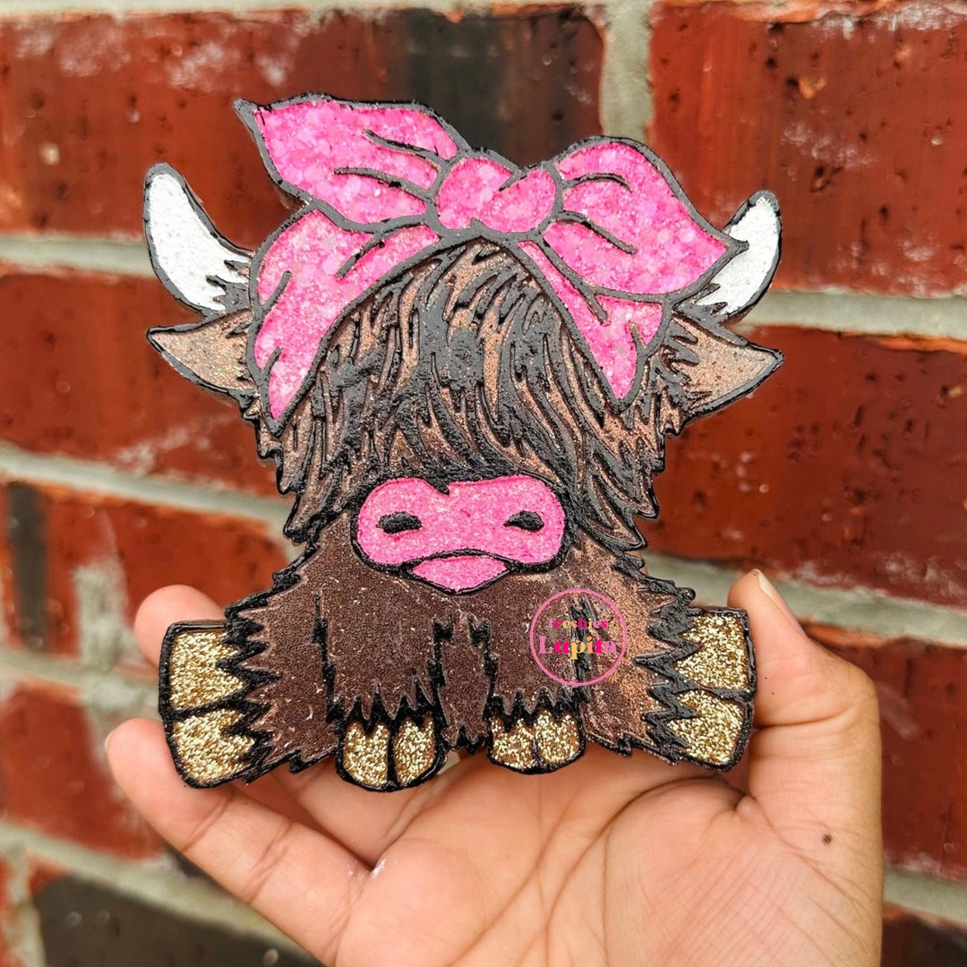 Highland Cow Freshie, Cow Freshie, Car Air Freshener, Freshy - Etsy