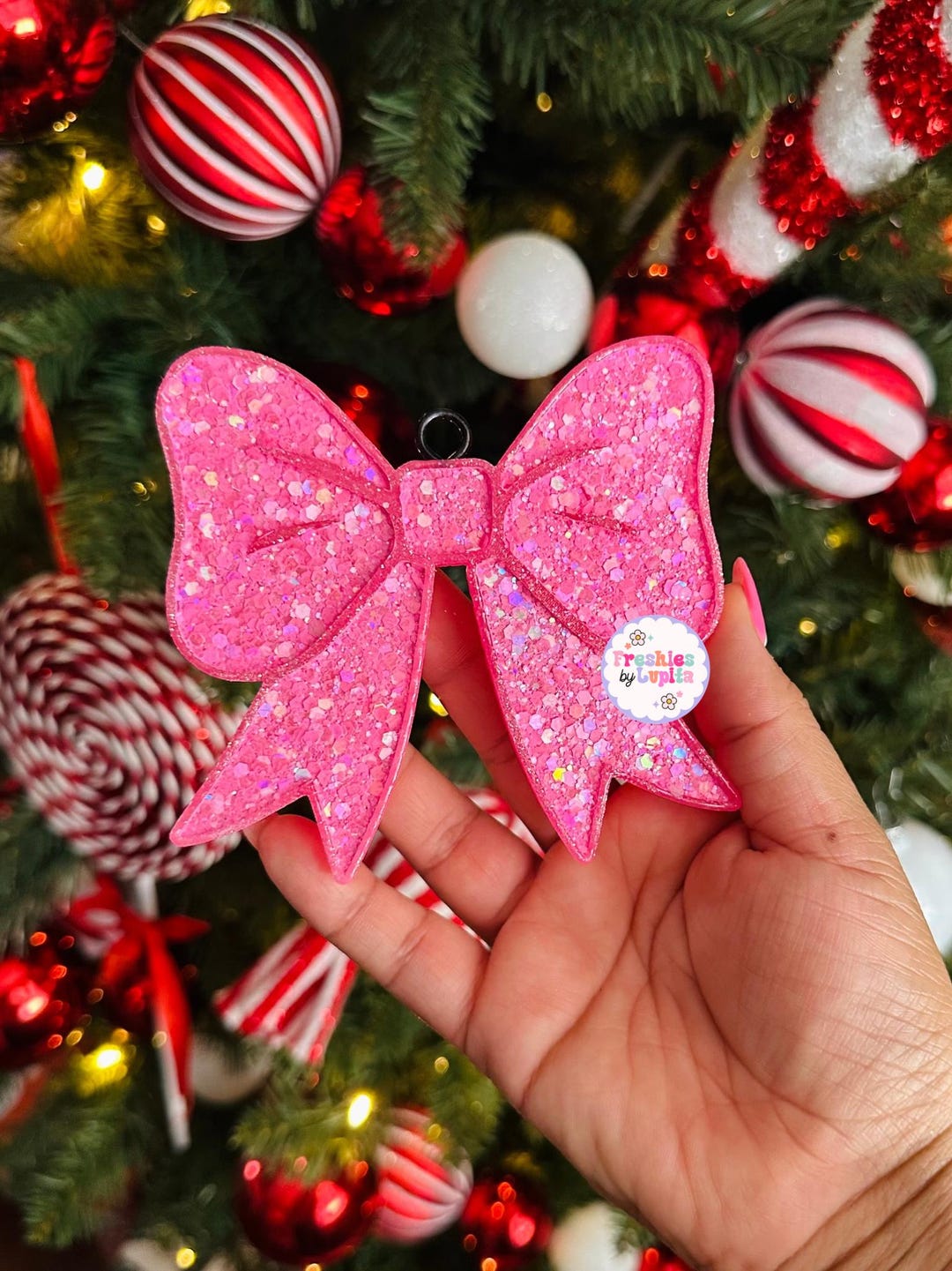 Coquette Bow Freshie, Freshy, Car Air Freshener, Custom Freshie, Bow ...