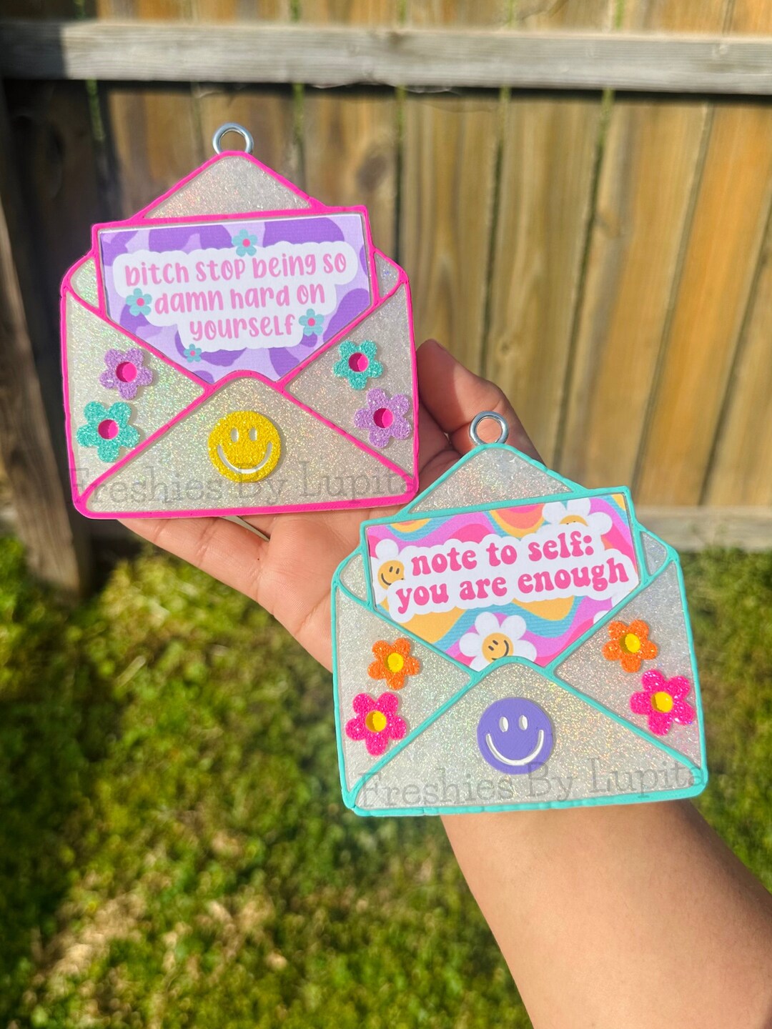 Retro Envelope Car Freshie, You Are Enough, Note to Self - Etsy