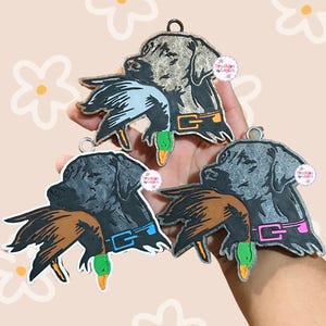 Duck Dog Freshie, Lab Freshie, Hunting Freshie, Car Air Freshener - Etsy