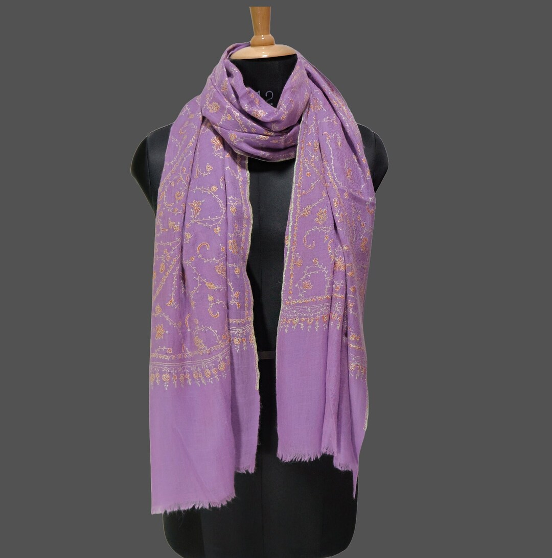 Pure Pashmina Wool Scarvespure Pashmina Scarvessozni - Etsy