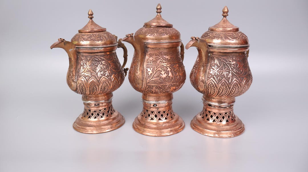 Pure Copper Kashmiri Samovar | Exquisite Handcrafted Tea Maker ...