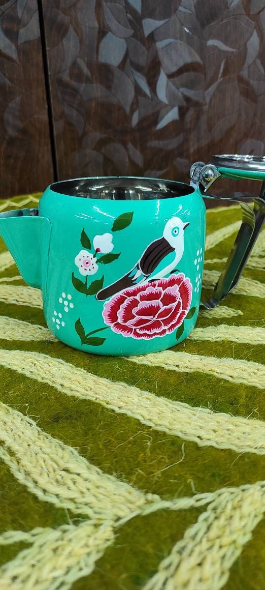 Hand Painted 10 Cm Green Tree of Life Design Metal Tea - Etsy