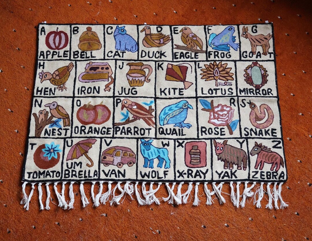 Handcrafted ABC Alphabet Wall Hanging perfect Gift for Toddlers Baby ...