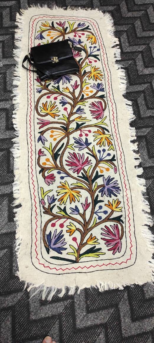 26Ft Long Namda Yoga Handmade Rug From Kashmir Kashmir Namda | Etsy