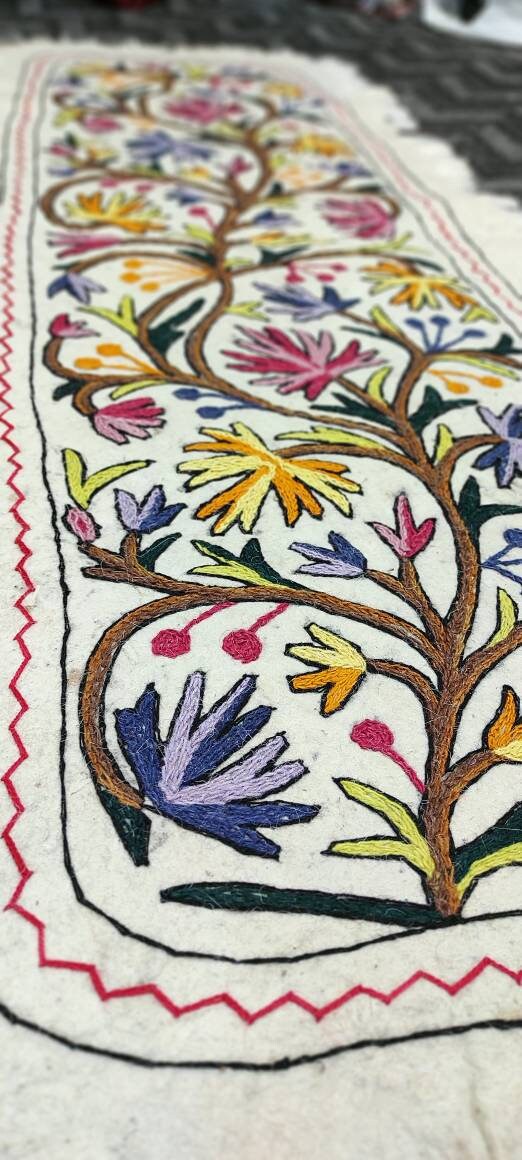 26Ft Long Namda Yoga Handmade Rug From Kashmir Kashmir Namda | Etsy