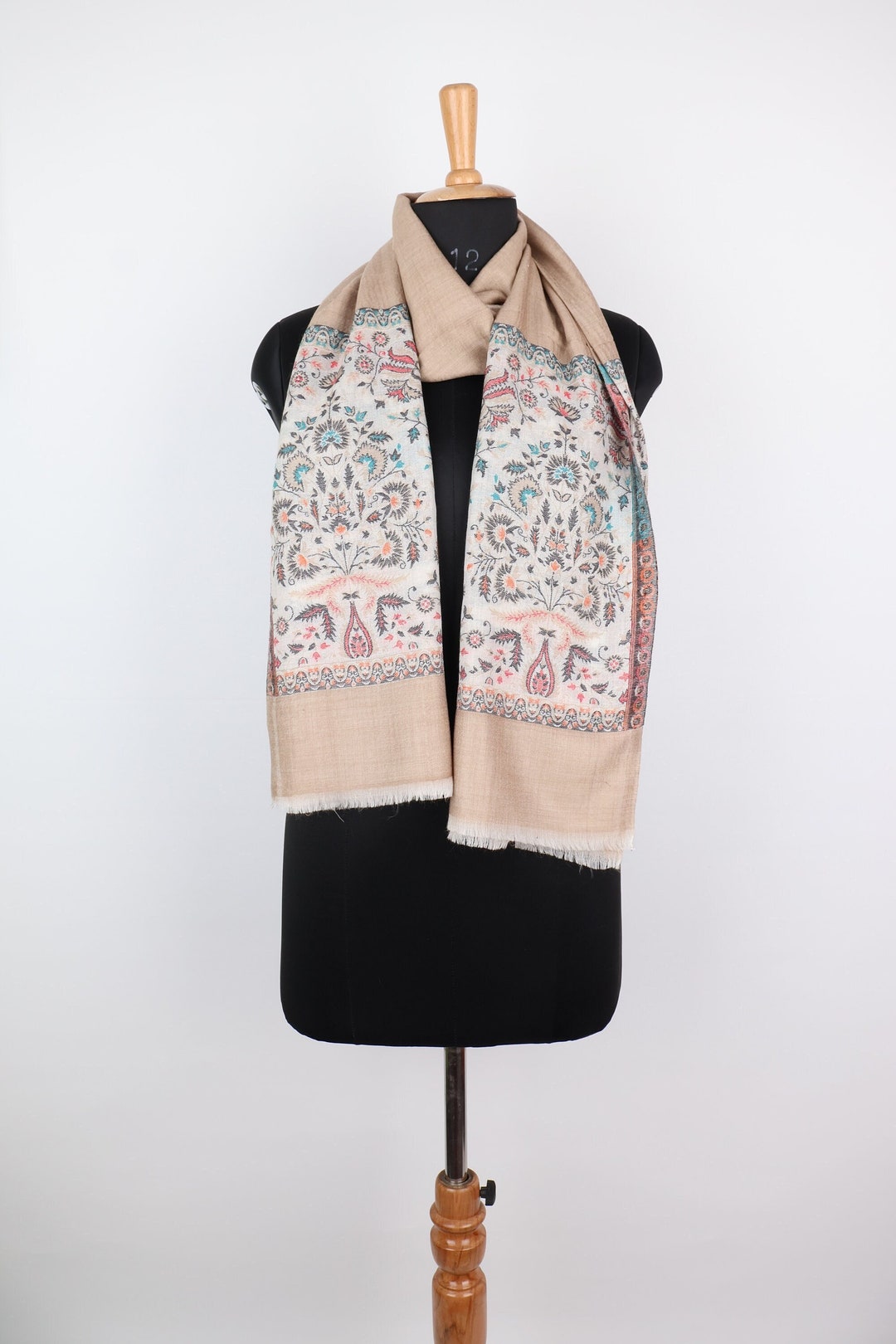 Super Soft Natural Pure Wool Kashmir Shawl Wrap,soft Cashmere Scarf for ...