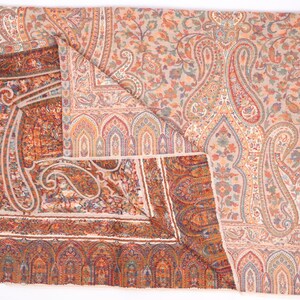 Handcrafted Woolen Kani Kashmir Wrap | Boho Chic Winter Accessory ...
