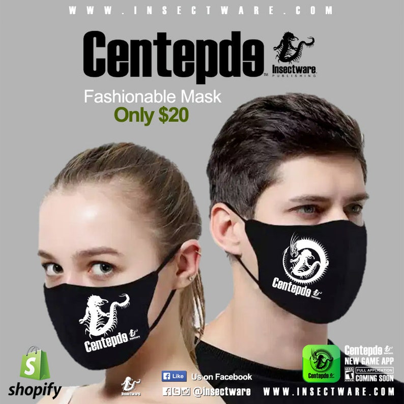 Centipede Arcade Game Reboot Mask - Etsy