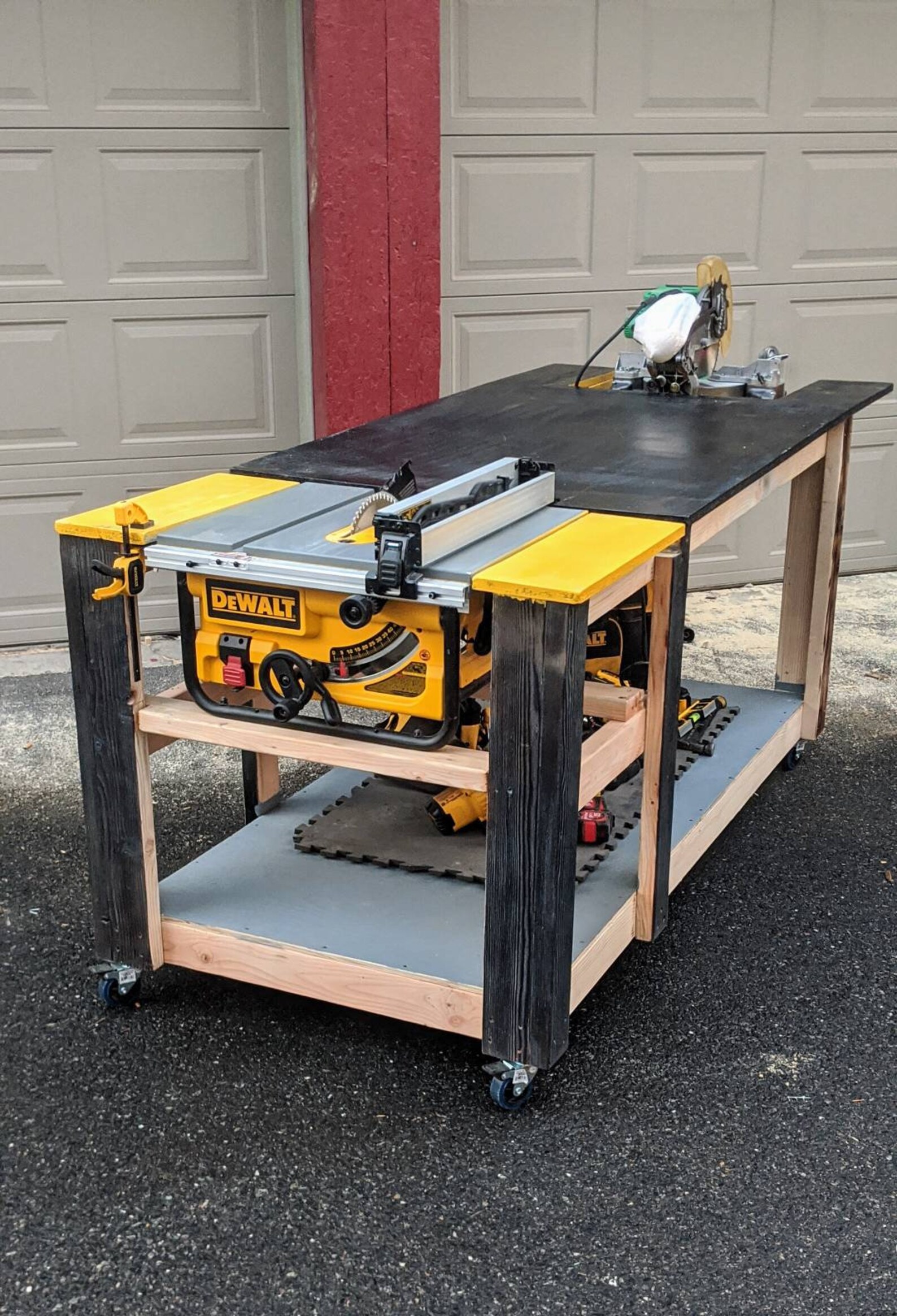 Table & Miter Saw Workshop Table | Etsy