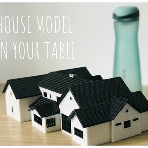 Personalized House Models |two Colors |architectural Model | House ...