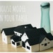 Personalized House Models two Colors architectural Model House Replica ...
