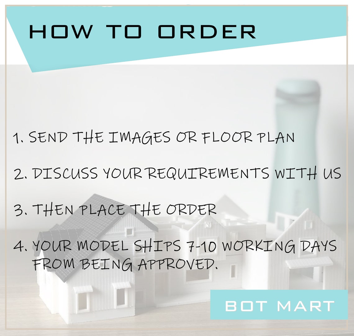 Personalized House Models two Colors architectural Model - Etsy