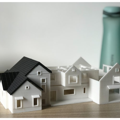 Personalized House Models two Colors architectural Model - Etsy
