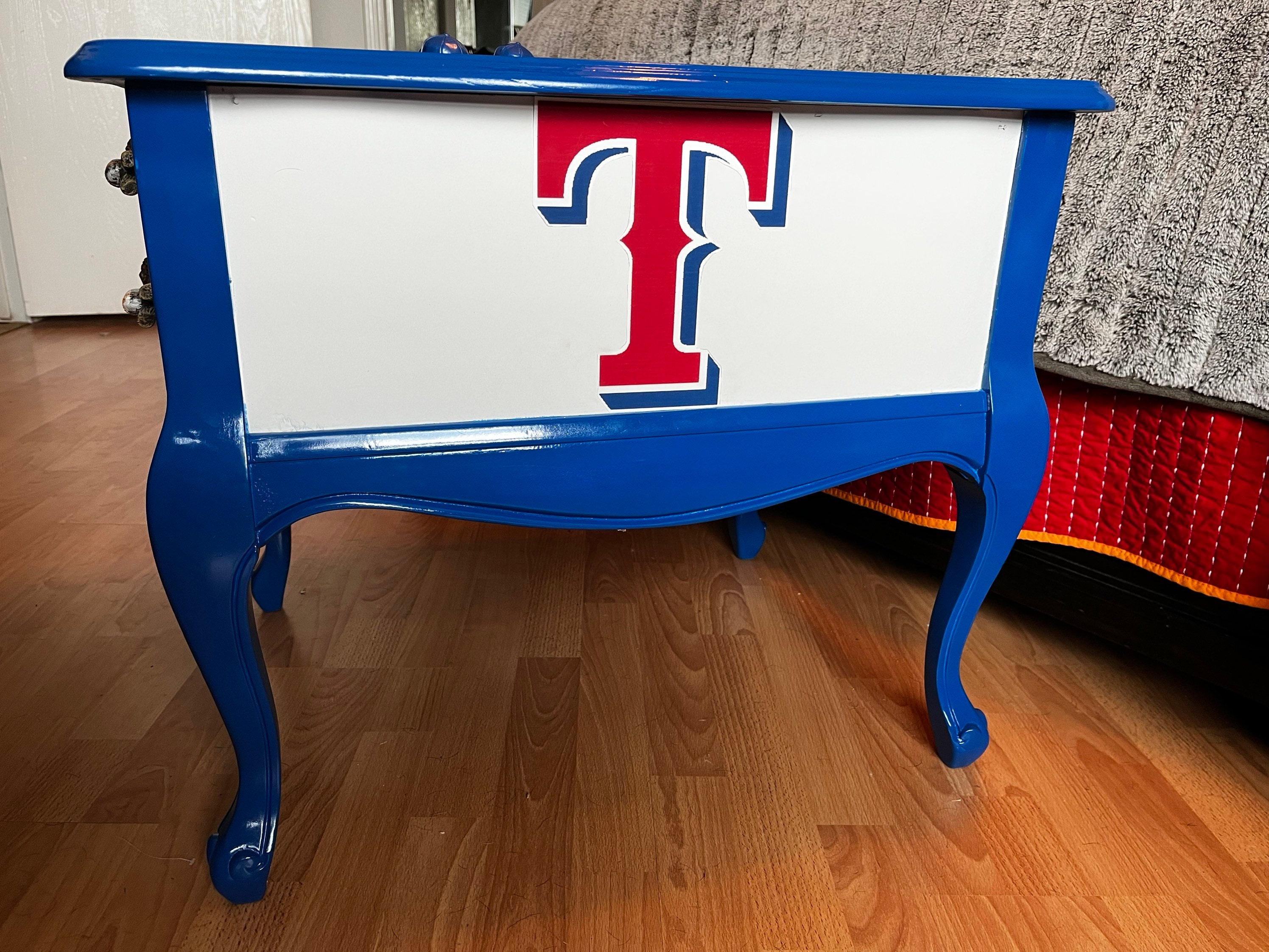 Custom Made Texas Ranger’s Checkers Game Table - Etsy