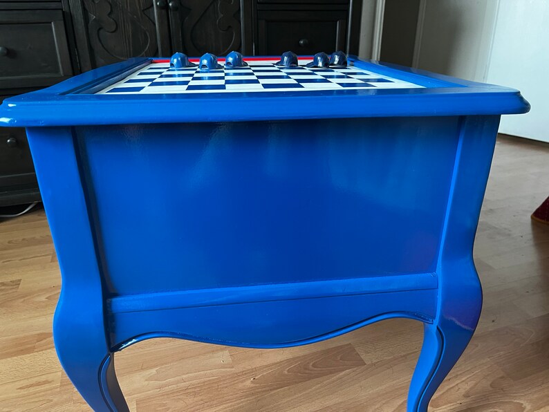 Custom Made Texas Ranger’s Checkers Game Table - Etsy