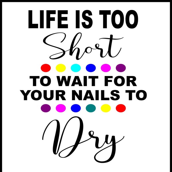 Life is Too Short - Etsy