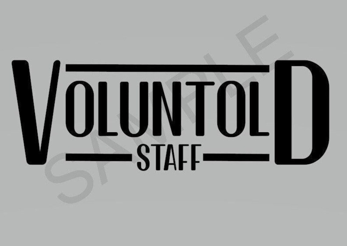 SVG Voluntold Cricut Instant Download Funny | Etsy
