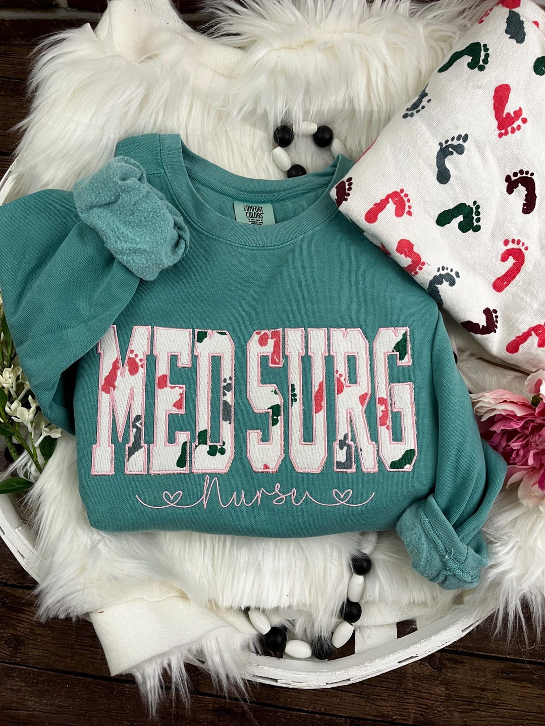 Med Surg Labor and Delivery - Baby Nurse Sweatshirt From Baby Hospital ...
