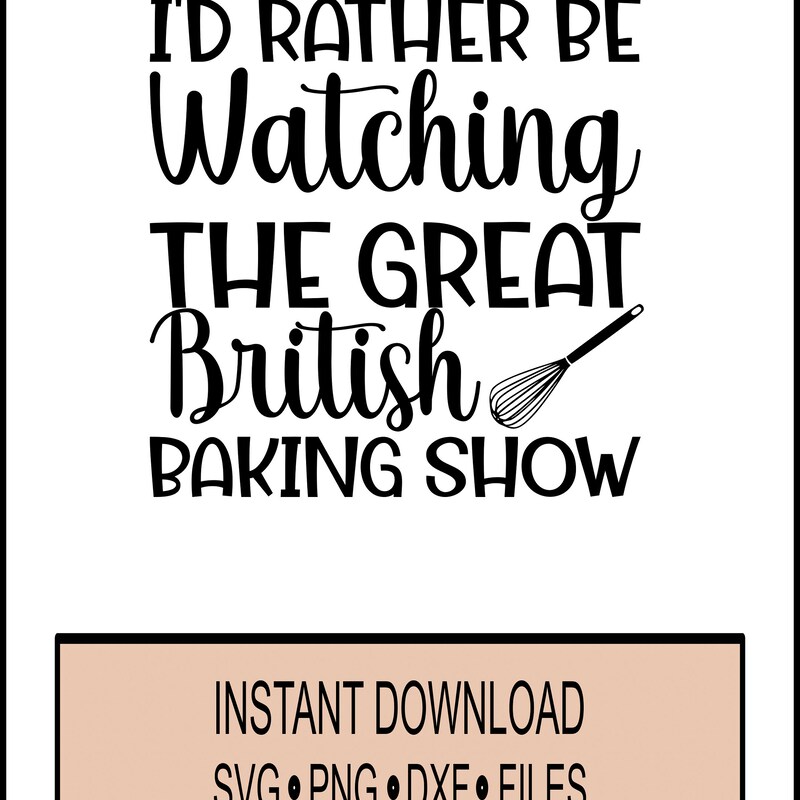 Great British Bake Off - Etsy