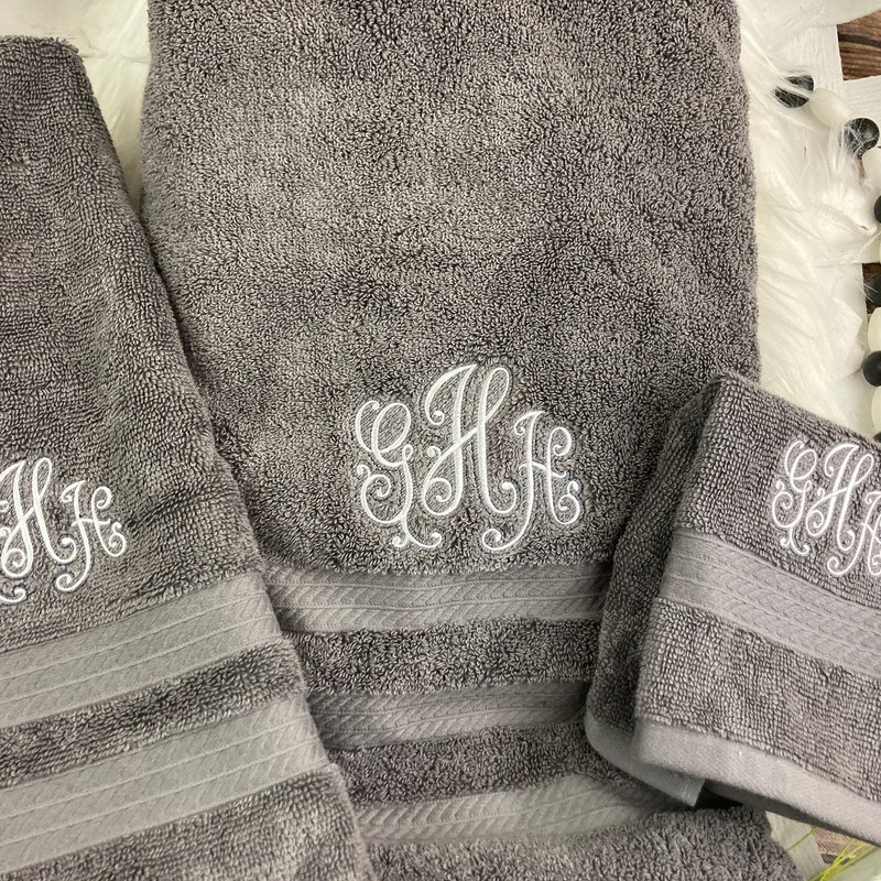 Monogrammed Towels Luxury - Etsy