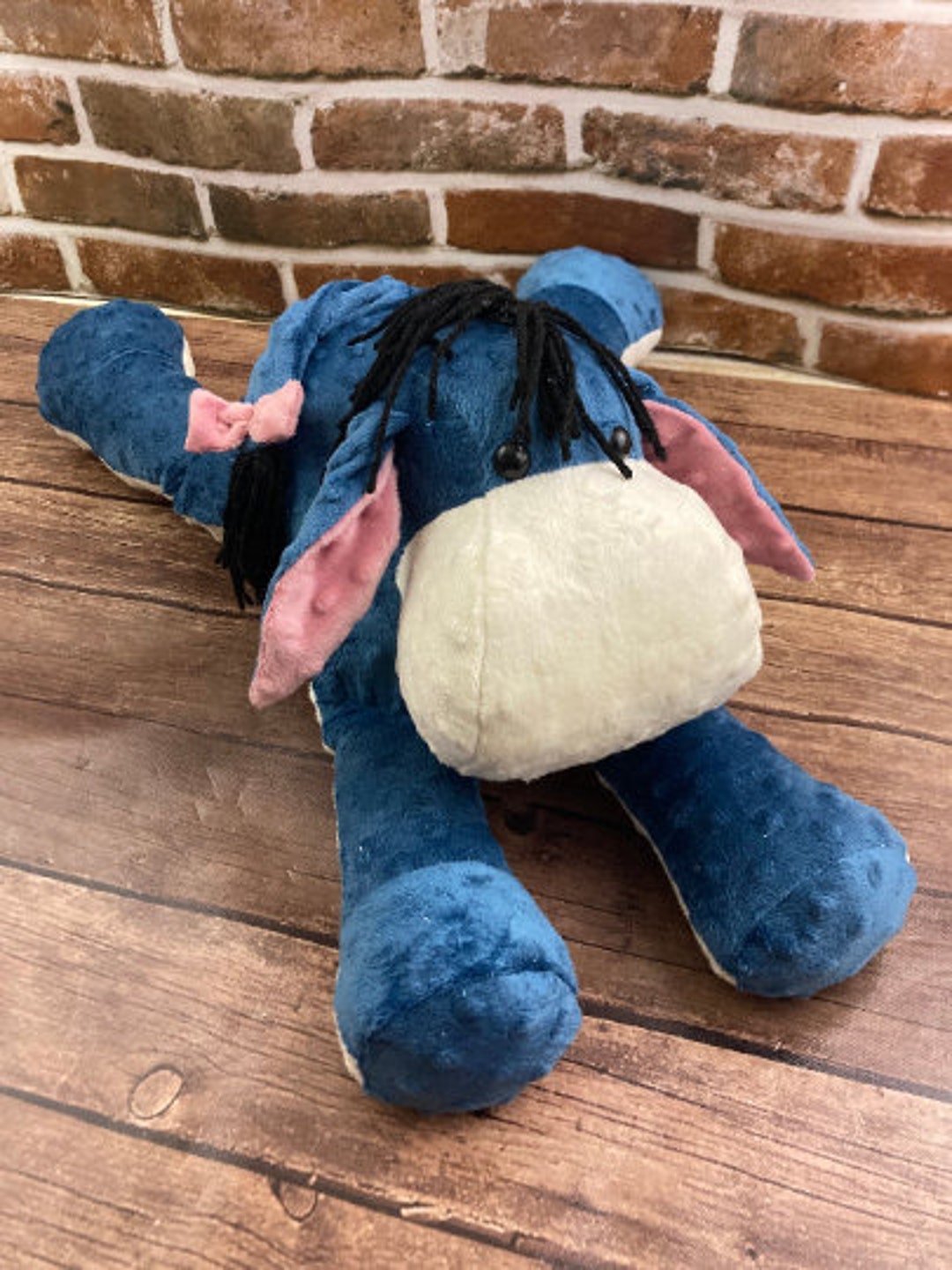 2lbs 15lbs Weighted Donkey Eeyore Stuffed Minky Plush Animal Lap Pad ...