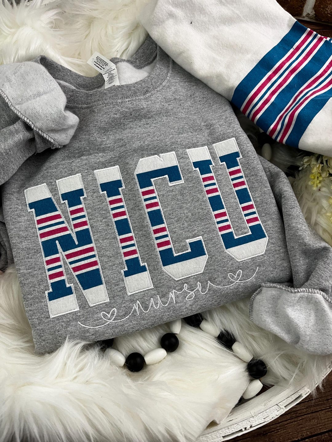 NICU Nurse Sweatshirt From Baby Hospital Blanket - Labor and Delivery ...