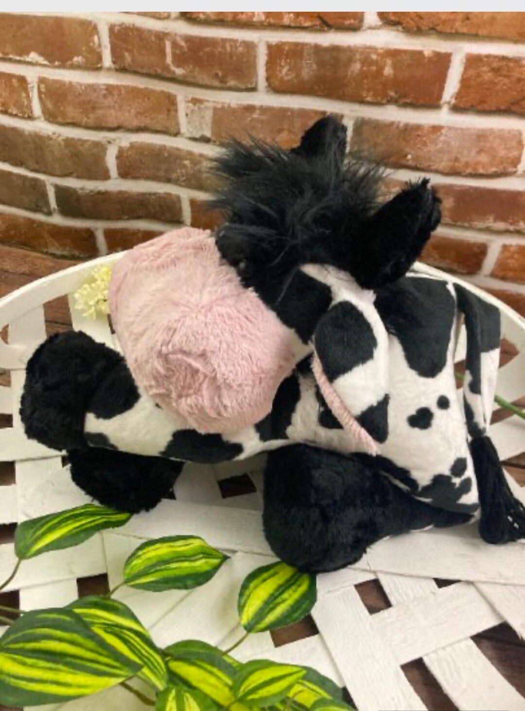 2lbs -15lbs Weighted Highland Cow Stuffie Minky Plush Animal Lap Pad ...