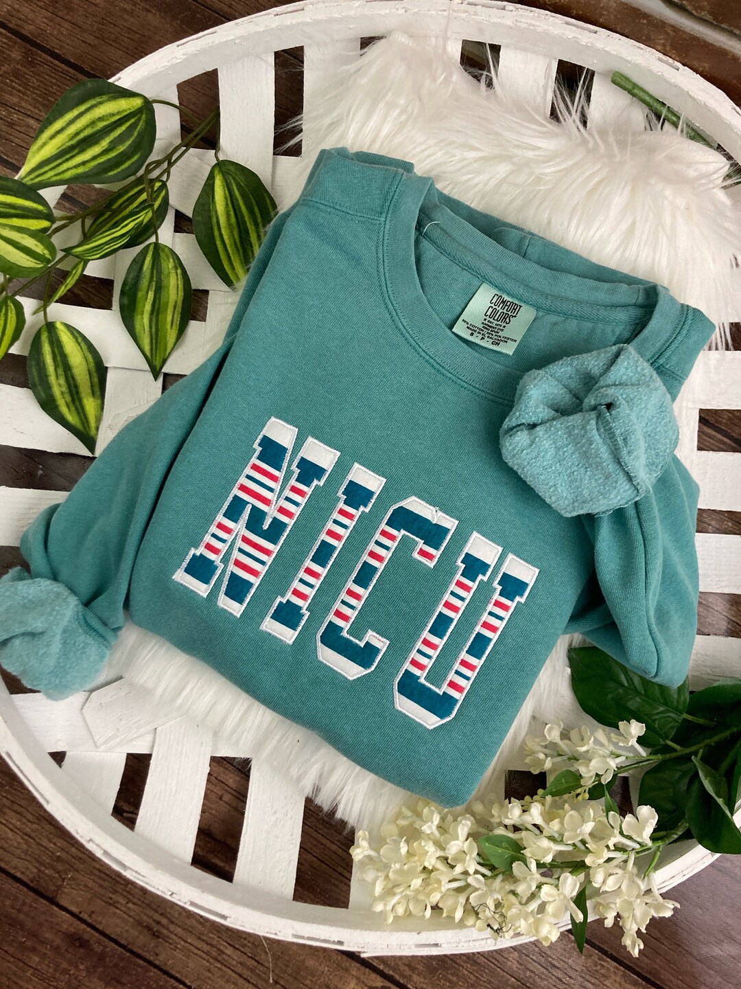 NICU Nurse Sweatshirt From Baby Hospital Blanket Labor and Delivery RN ...
