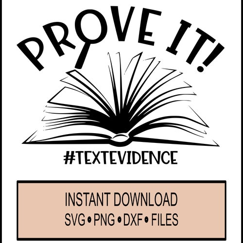 SVG Prove It Cricut Instant Download Teacher - Etsy